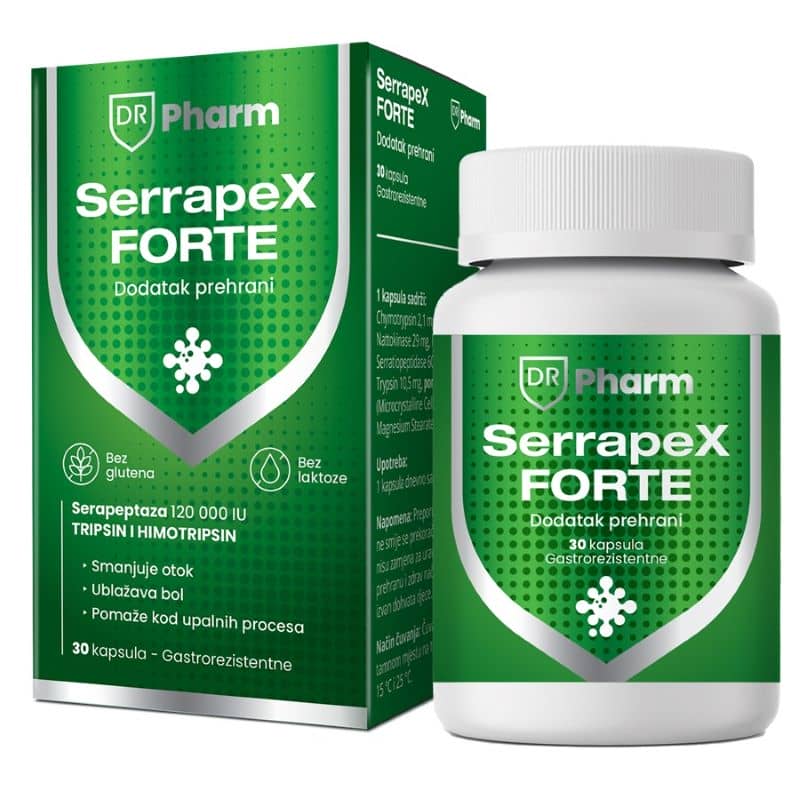 DR Pharm Serrapex Forte, 30 kapsula - Online Apoteka Lavanda
